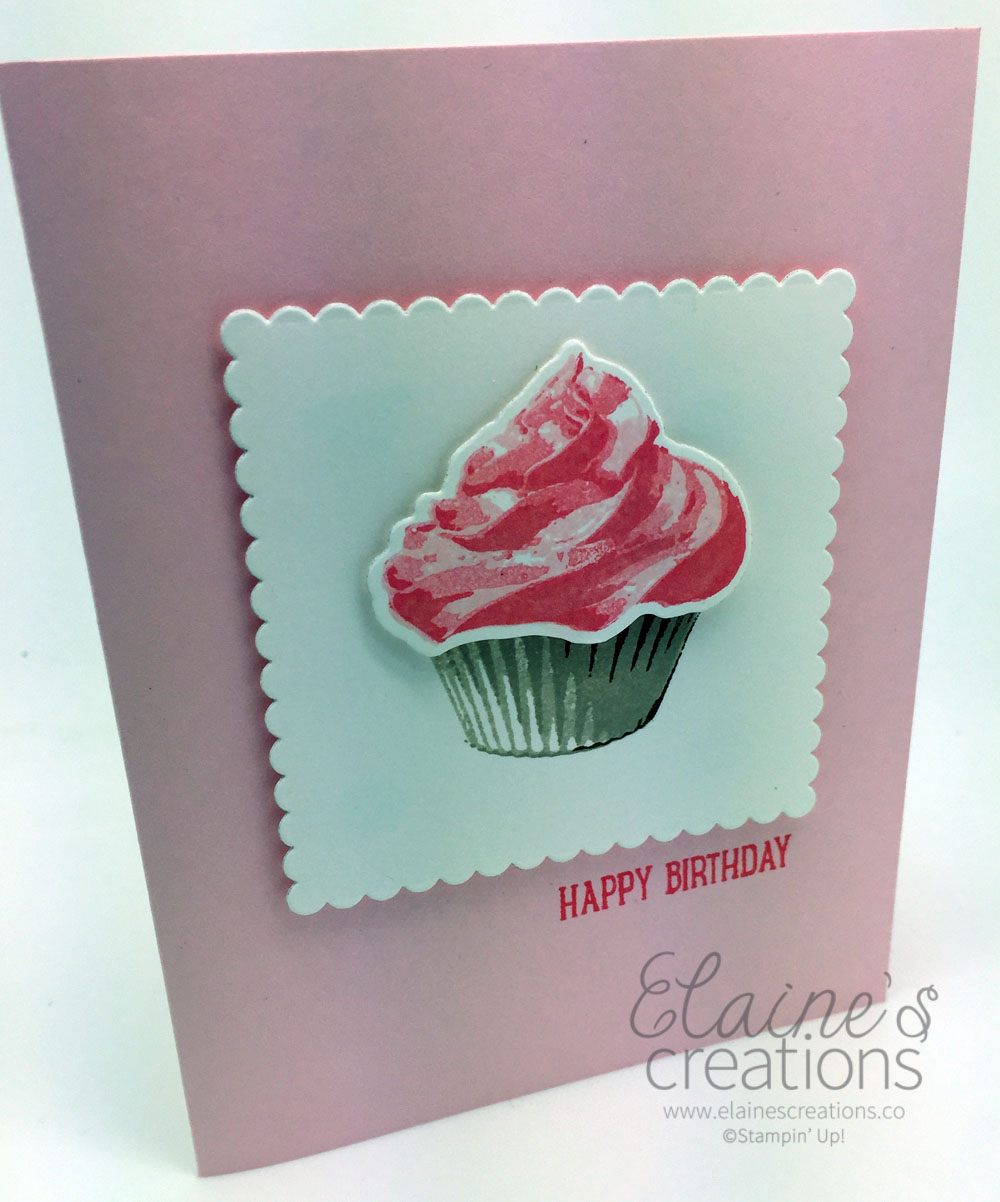Elaine's Creations: Sweet Cupcake Birthday Card