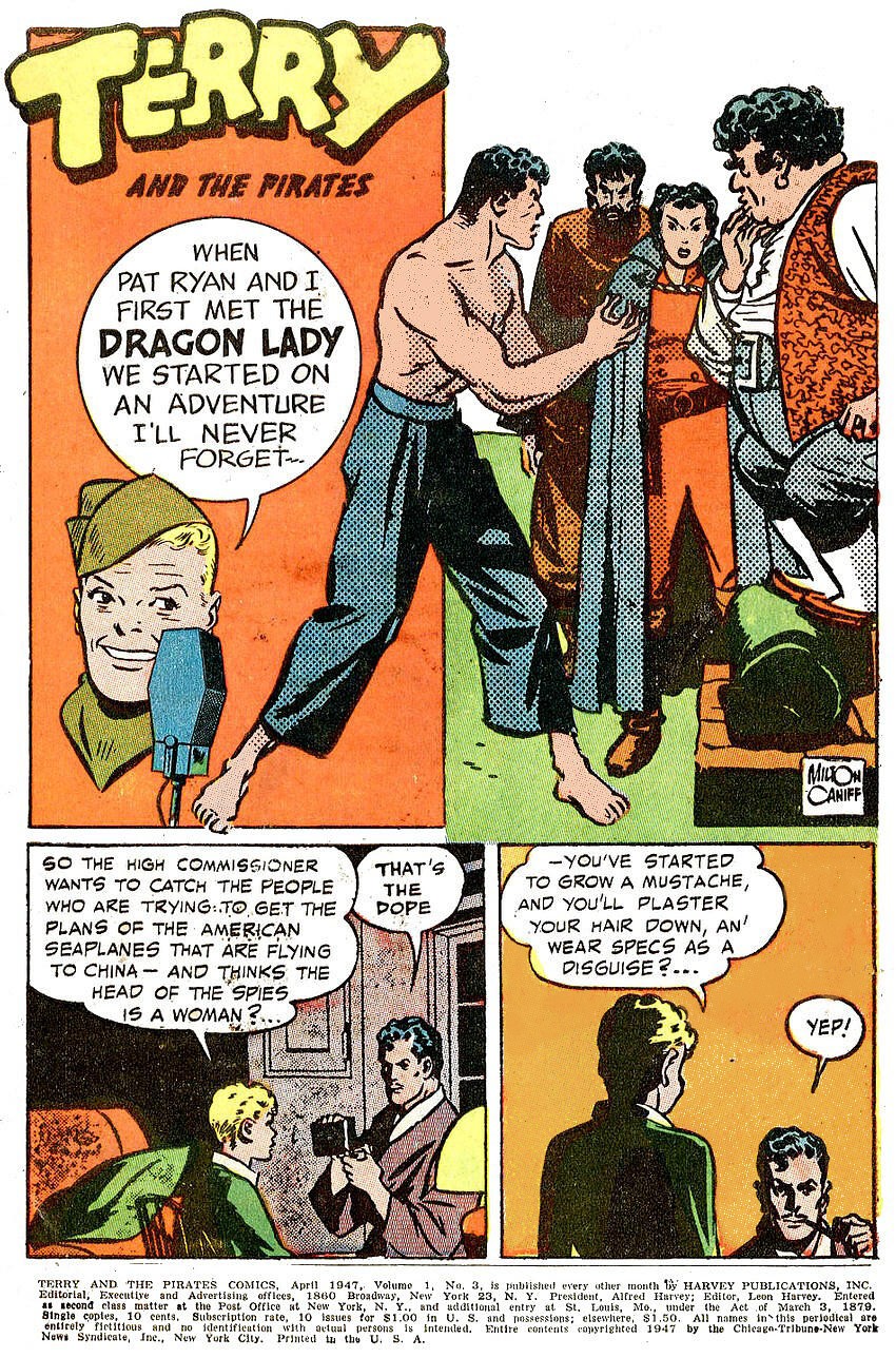 Pappy's Golden Age Comics Blogzine: Number 1409: Dragon Lady is no drag