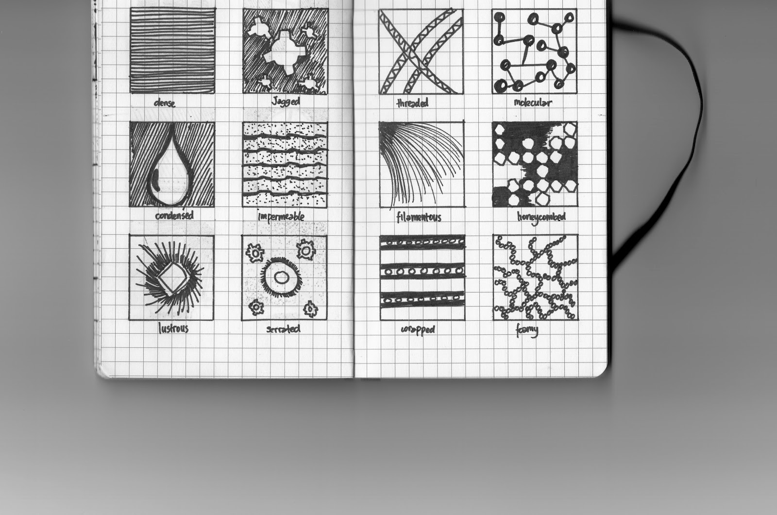 Hans Setiadi: 36 Sketches 'Texture and Material'