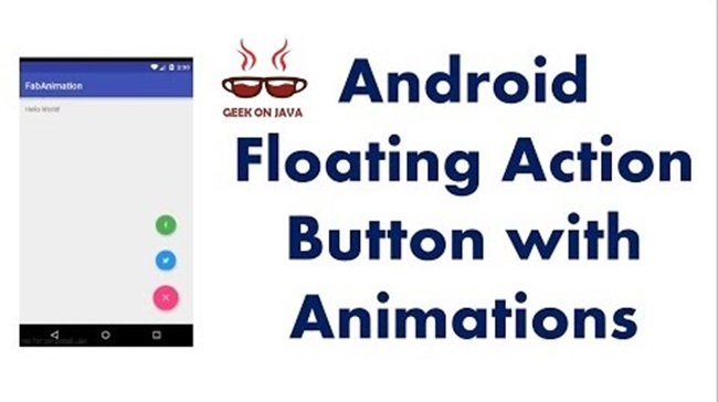 Geek On Java Android Floating Action Button Example
