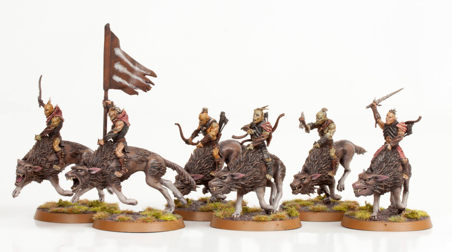 Showcase: Hunter Orcs on Fell Wargs and pics from a Hobbit game - Tale ...