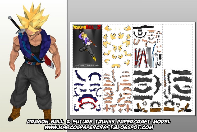 Dragon Ball Z Papercraft Space Pod