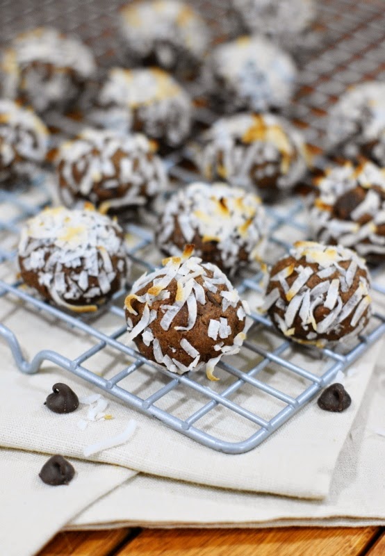 Fudgy Chocolate Coconut Drops | The Kitchen is My Playground