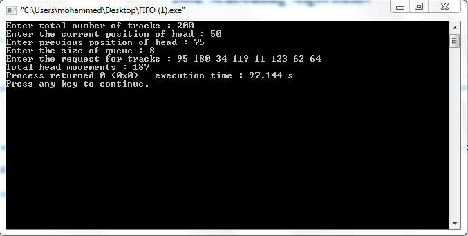 Programmers Area: C++ program to implement C-SCAN disk scheduling algorithm Programmers Area: C++ program to implement C-SCAN disk scheduling algorithm