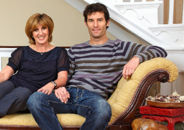 Mark Webber with Wife Pics | All Sports Stars