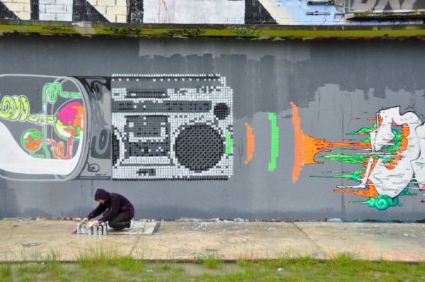 DMV New Mural In Mantes-La-Jolie, France – StreetArtNews