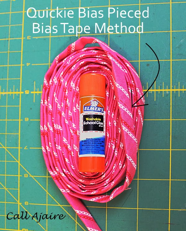 Call Ajaire: Make Your Own Bias Tape - Bias Piecing Method Call Ajaire: Make Your Own Bias Tape - Bias Piecing Method