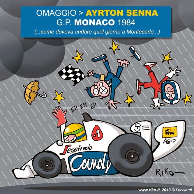 Continental Circus: Formula 1 em Cartoons: Monaco 1984 (Riko Cartoon)