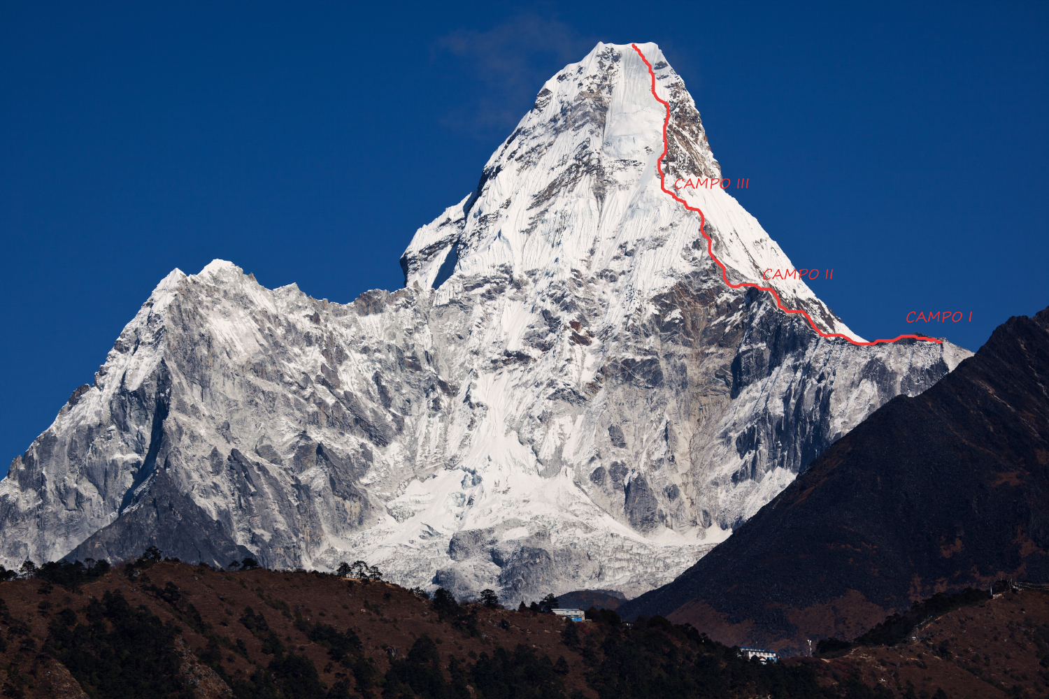 Mountain dreams: LA PERLA DEL HIMALAYA, CUMBRE DEL AMA DABLAM, I