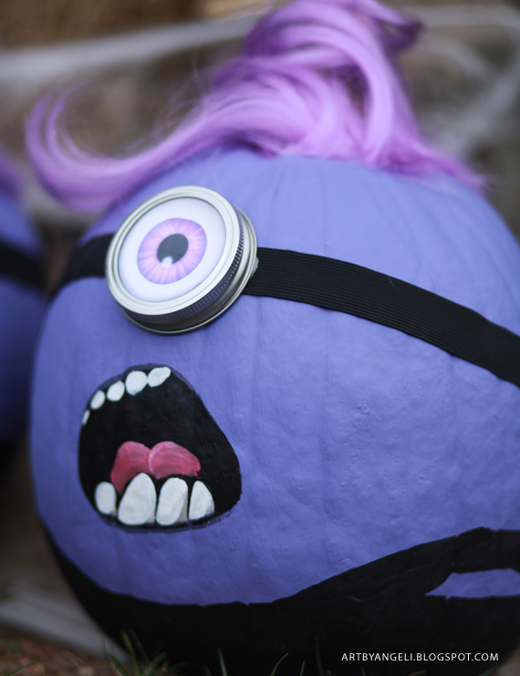 Purple Minions Pumpkin