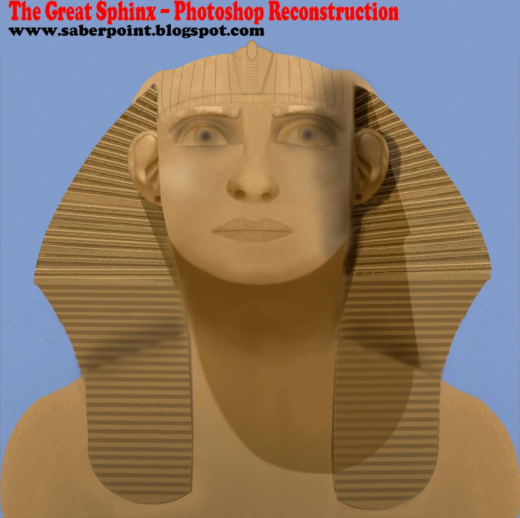 TingTing Hollywood: Face of the Sphinx - Photoshop Reconstruction