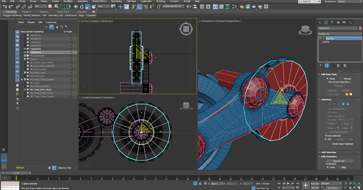 Jadyn H. 3D Modeling and Animation II: Creating the Wheels