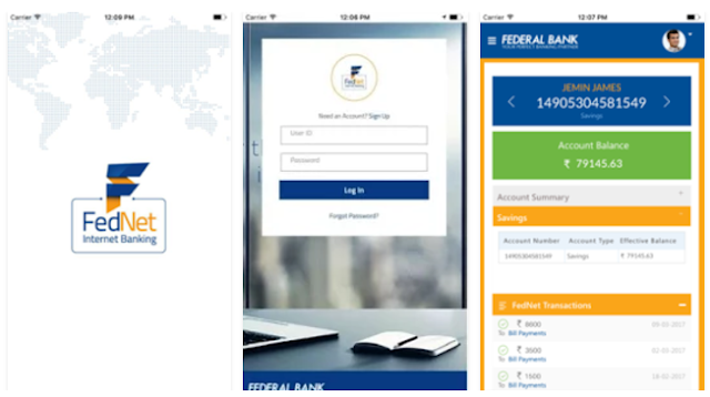 Fednet Mobile App by Federal Bank - Youth Apps