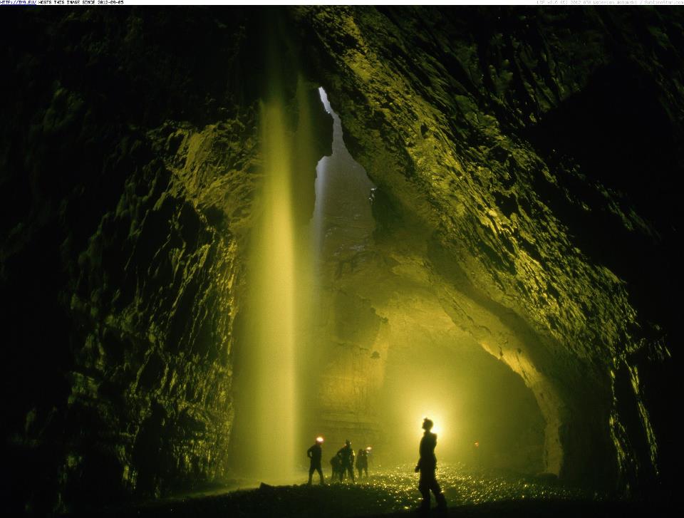 Spelunkers Gaping Gill Cave Yorkshire England ~ Entertainment-Enter