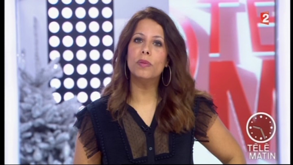 BELLES DU PETIT ECRAN: Myriam Seurat. Télématin du 24/12/2015