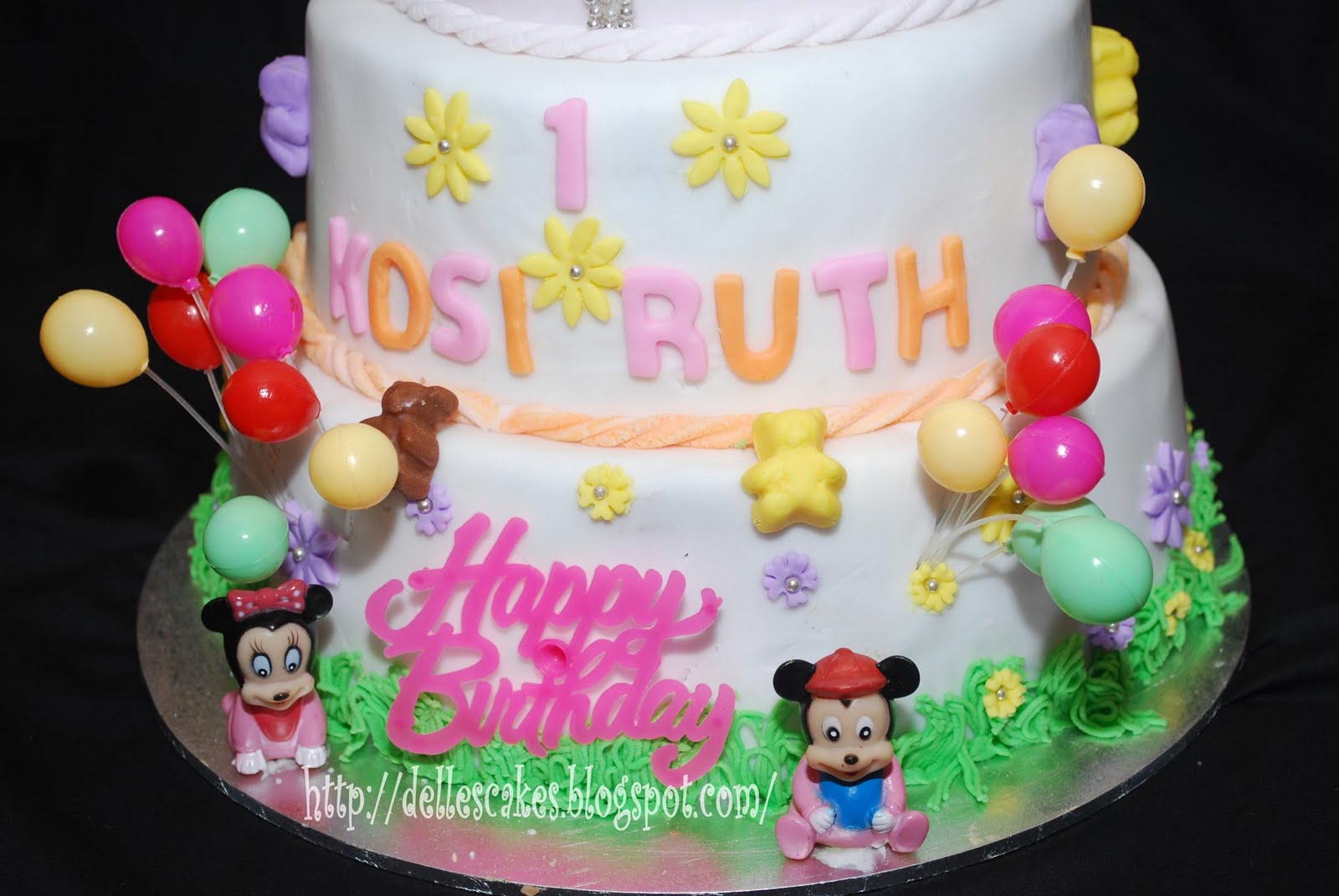 D' ELLES CAKES - Dellescakes: 1st BIRTHDAY & DEDICATION CAKE