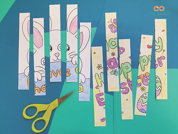 Easter Bunny Agamograph Art for Kids - The Joy of Sharing