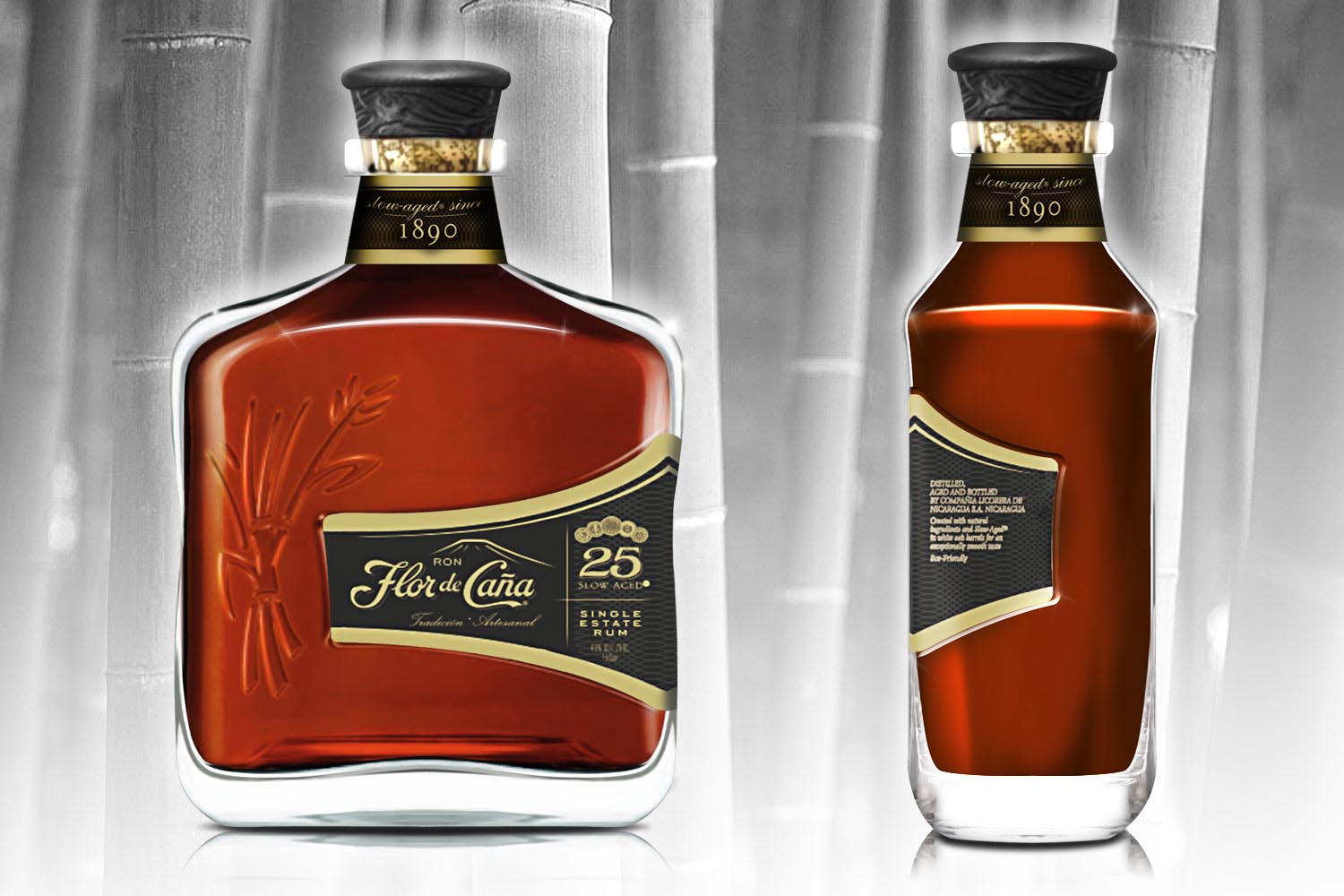 licores: Ron Flor de Caña 25 años.