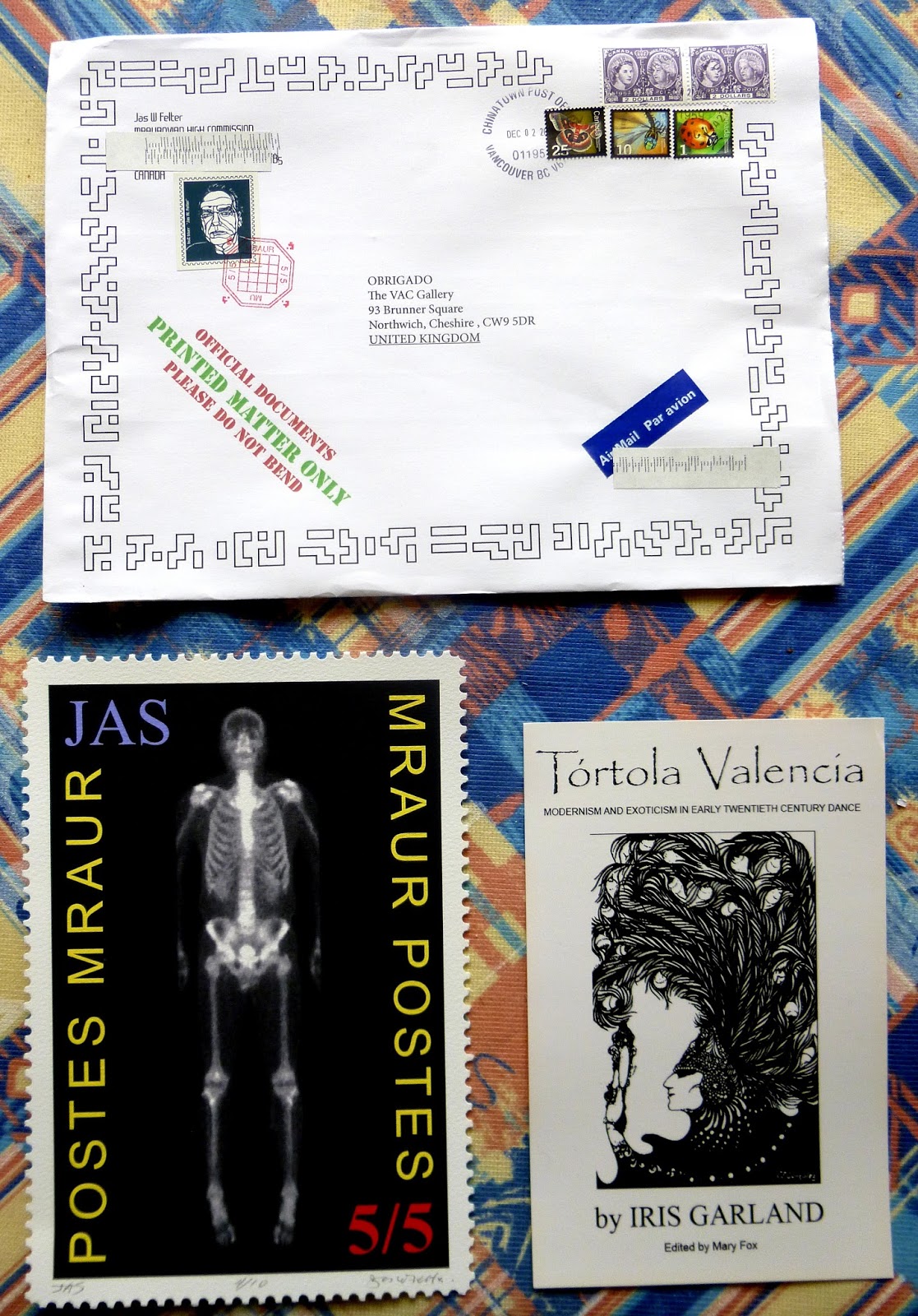 O B R I G A D O: James Felter - Envelope/artistamps/flyers etc.