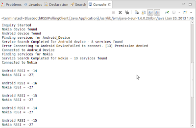 Tutorial to continuously measure the Bluetooth RSSI of a connected ...