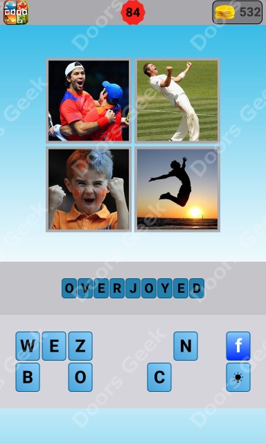 The New: 4 Pic 1 Word Level 84 Answer ~ Doors Geek