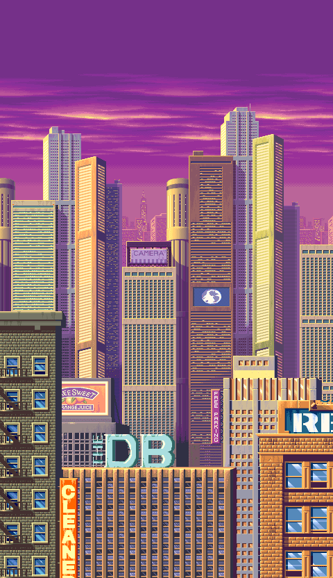 Sprite Fx: Sprite Background City