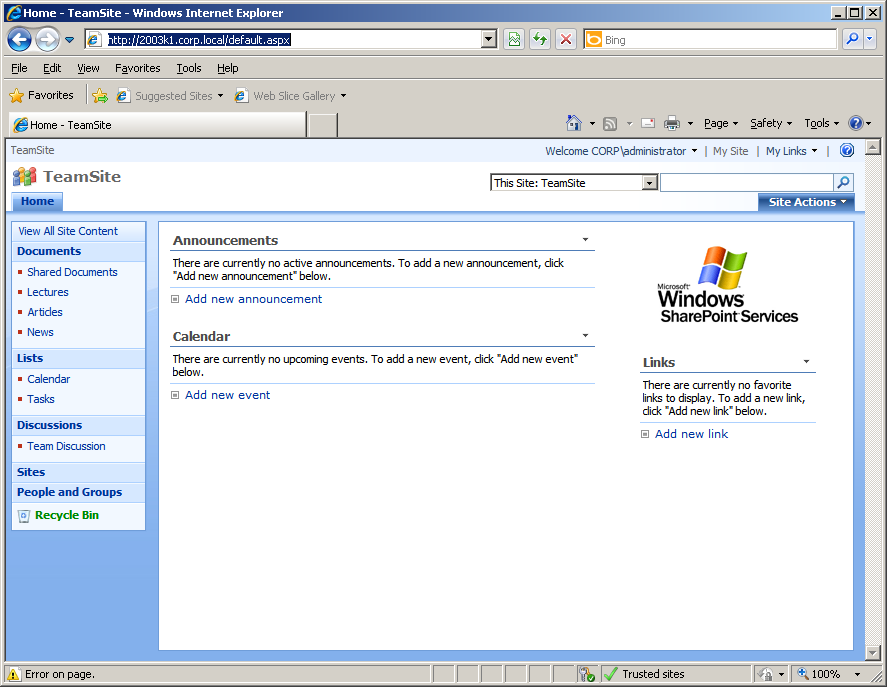 Als Tech Tips Sharepoint 2007 Configuring Alternate Access Mapping Step By Step