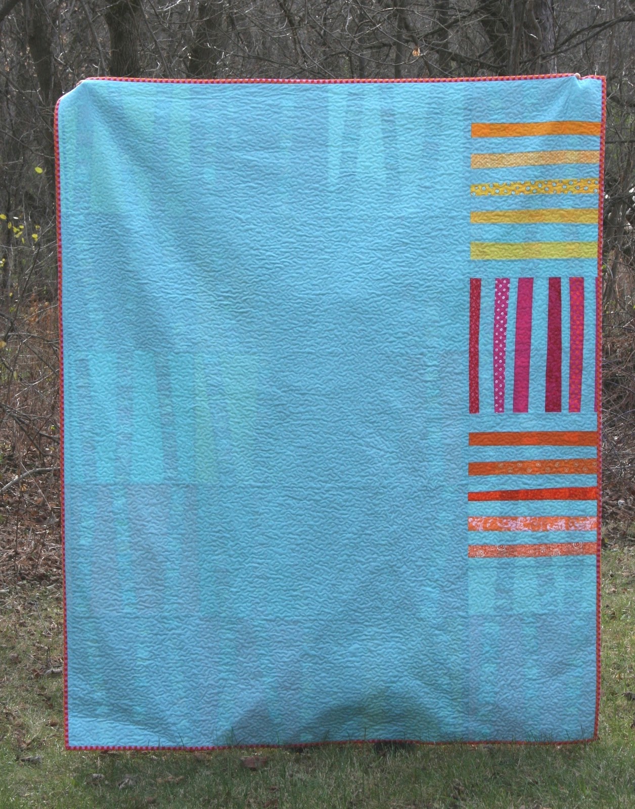 crazy mom quilts: bright birch trees