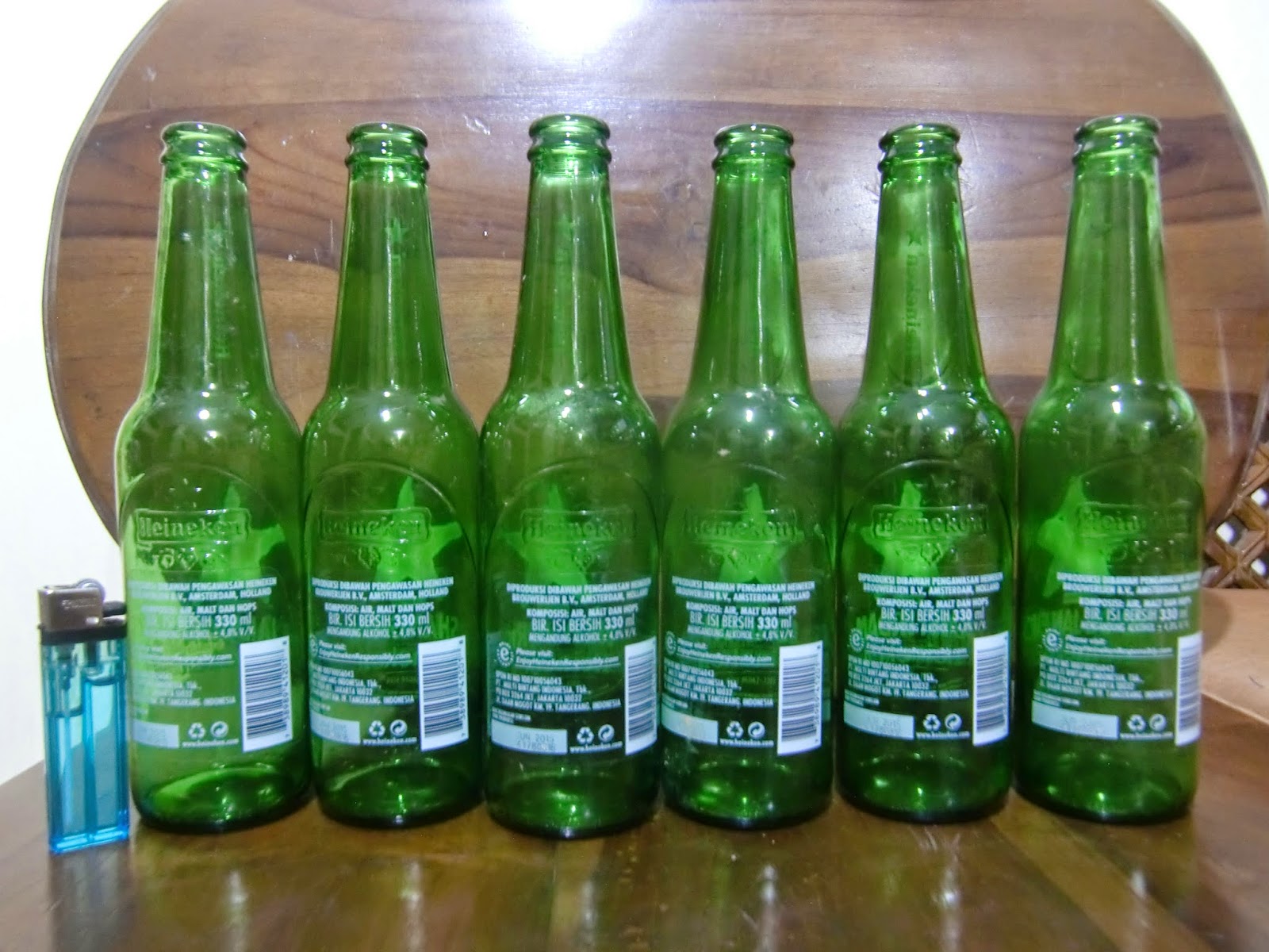 CILEGON ANTIK: Botol Beer Heineken Ukuran Kecil Edisi Kota / City Edition