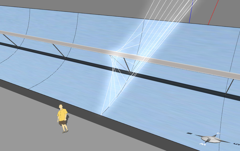 Engineering Computation Laboratory: Modeling parabolic troughs in Energy3D