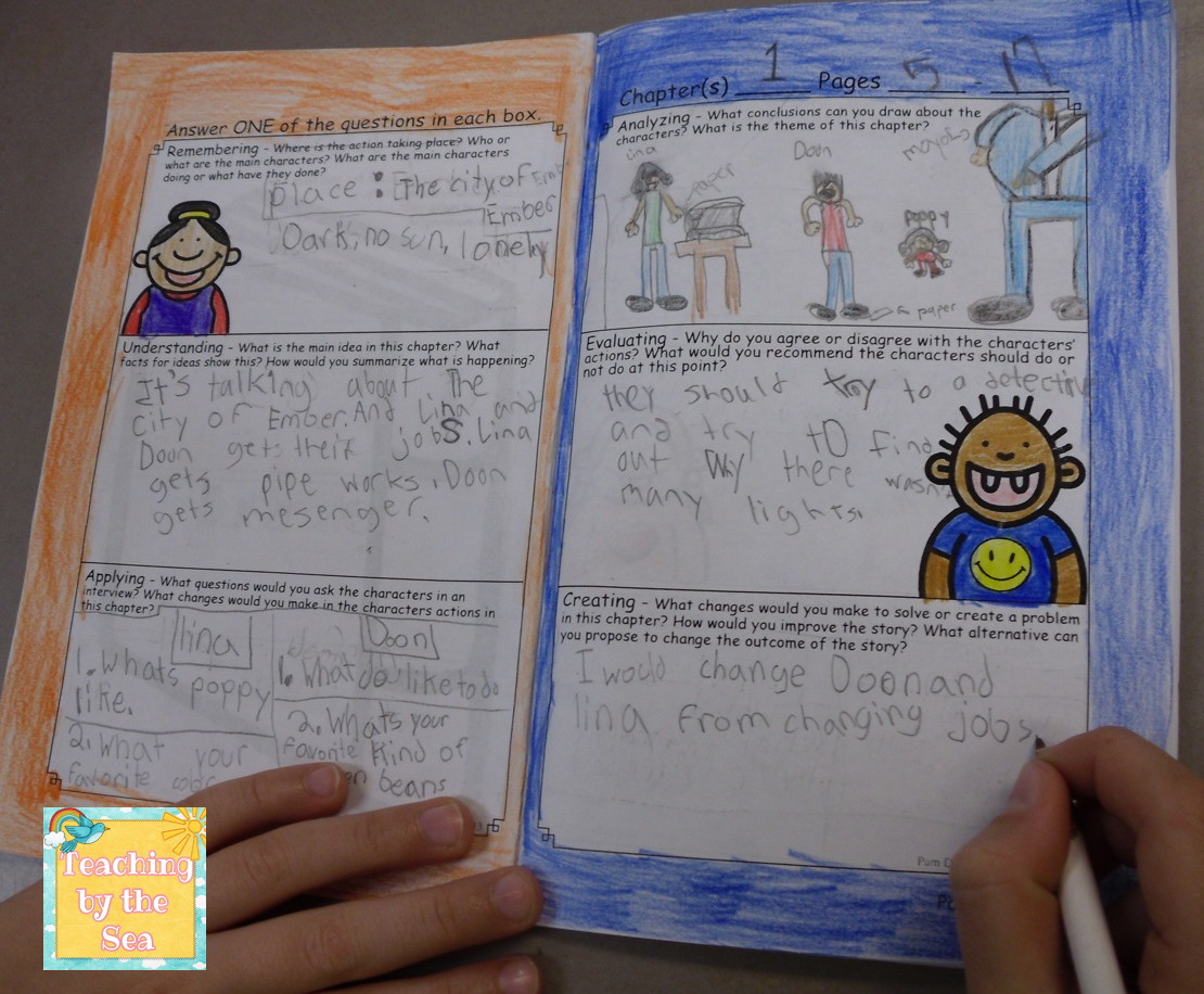 Teaching By the Sea: Summer Reading Response Journal - Using Blooms ...