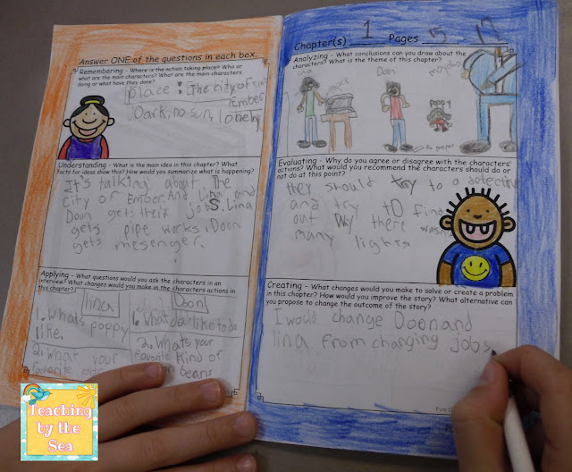 Teaching By the Sea: Summer Reading Response Journal - Using Blooms ...