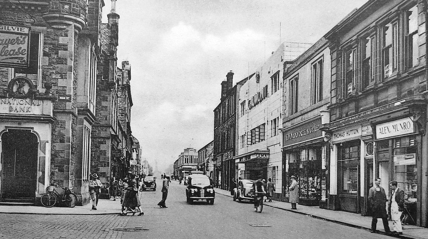 Tour Scotland: Old Photographs Mill Street Alloa Scotland