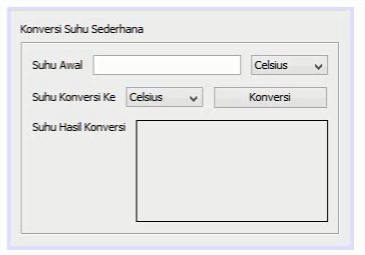 Membuat Program Konversi Suhu dengan Java Swing menggunakan NetBeans ...