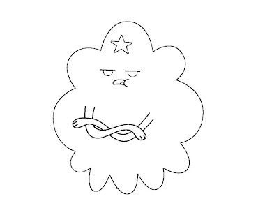 #11 Lumpi Space Princess Coloring Page