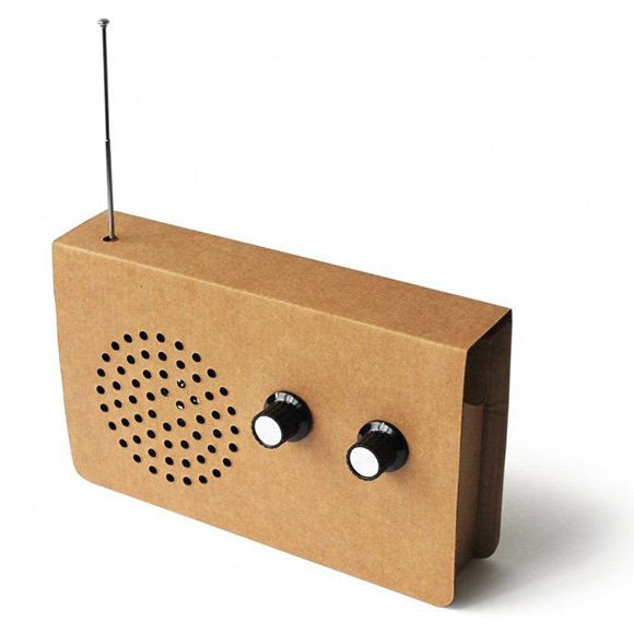 Recyclable Cardboard Radio | The Collective Loop
