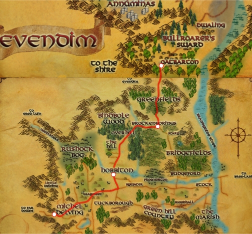 Wonderful Places in LOTRO's Middle Earth: Atlas of Evendim