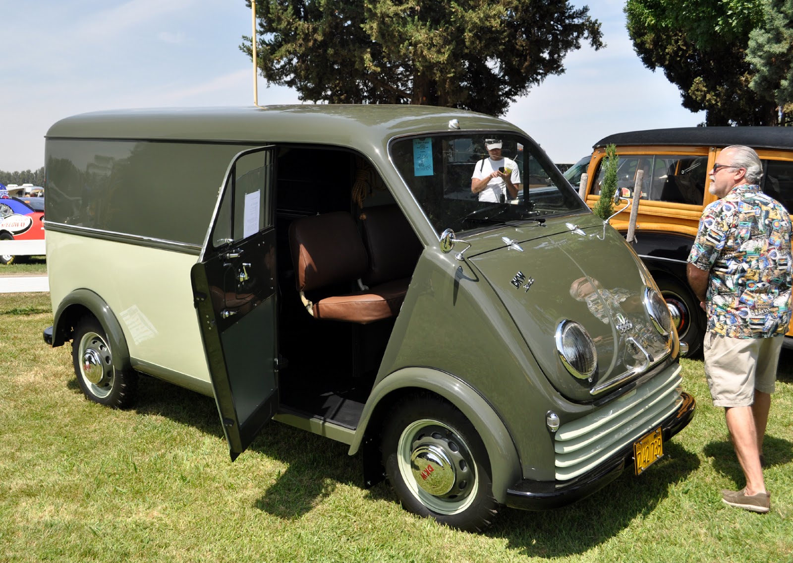 Just A Car Guy: 1956 DKW van, only one restored in America, first time ...