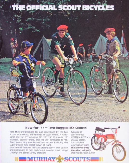 Cub Scouts Time Capsule: 1977 MURRAY MX Explorer, Cub Scout Bicycle ...