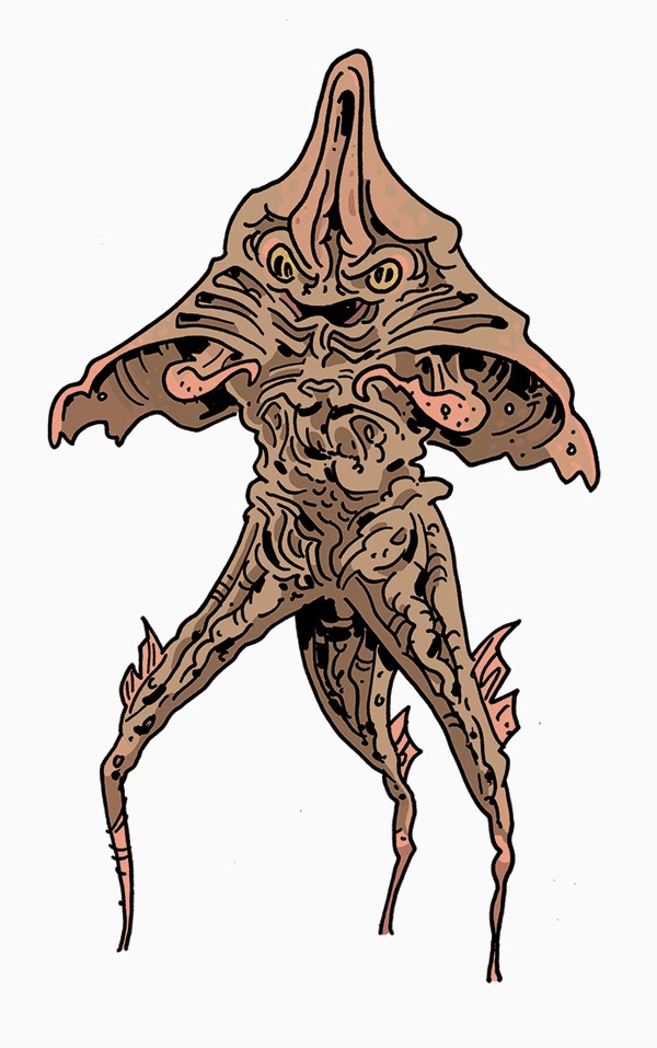 Chris Schweizer's Old Blog: October Monster Drawing #2: Jenny Haniver!