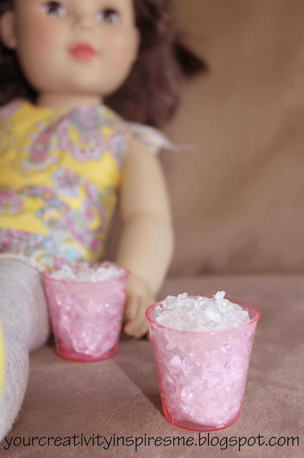 Your Creativity Inspires Me: DIY Doll Slushie Your Creativity Inspires Me: DIY Doll Slushie