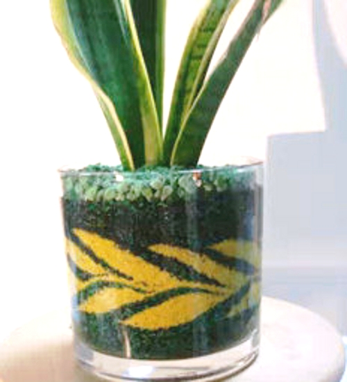 glass sand art ~ ideas art and craft projects