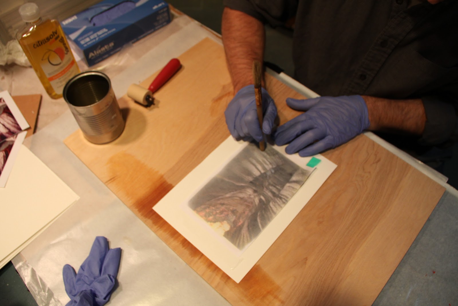 Monotype Printmaking: LaserJet Transfer