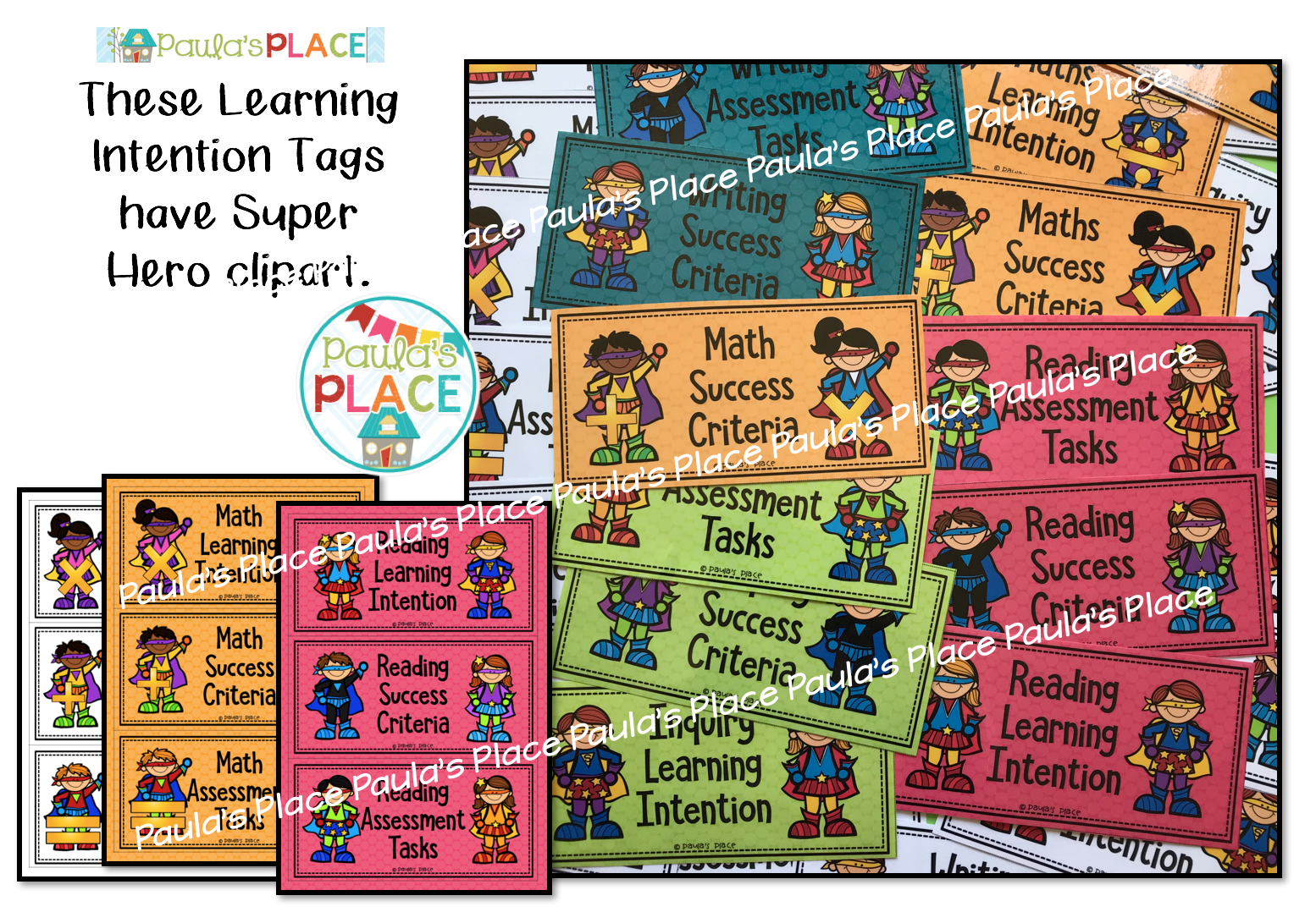 Paula's Place Teaching Resources: Learning Intentions