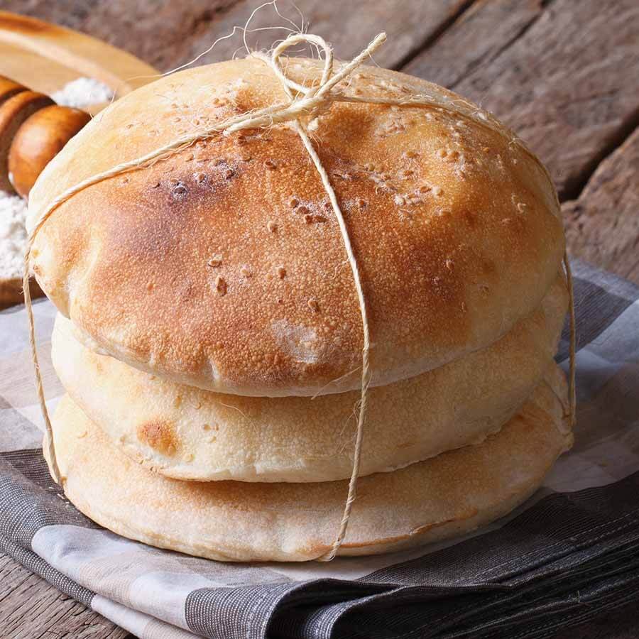 Pão Árabe/Sírio(Pita) | Receitas de Pães e Massas da Hora