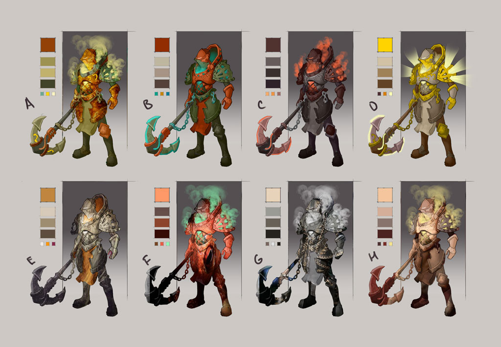 Beyond the End: Art Report #3 - Steam Knight Archetype