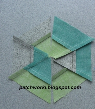 Patchworkowe wariacje: Patchwork 3D – Honeycomb Waffle - tutorial
