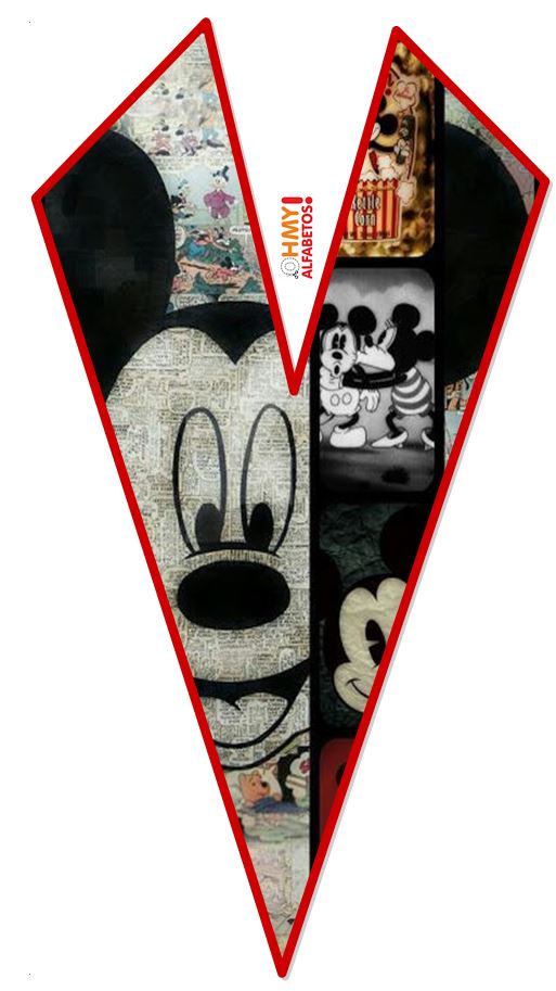 Abecedario de Escenas de Mickey Mouse. Mickey Mouse Abc. - Oh my Alfabetos!