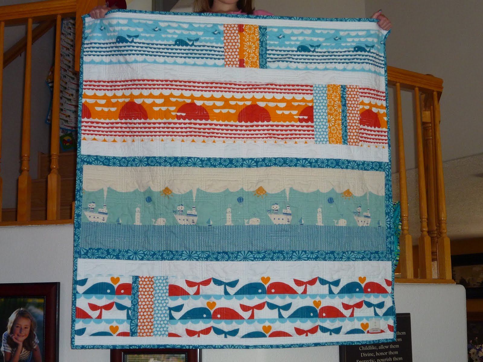 quilted by dawn: dan stiles marine quilt