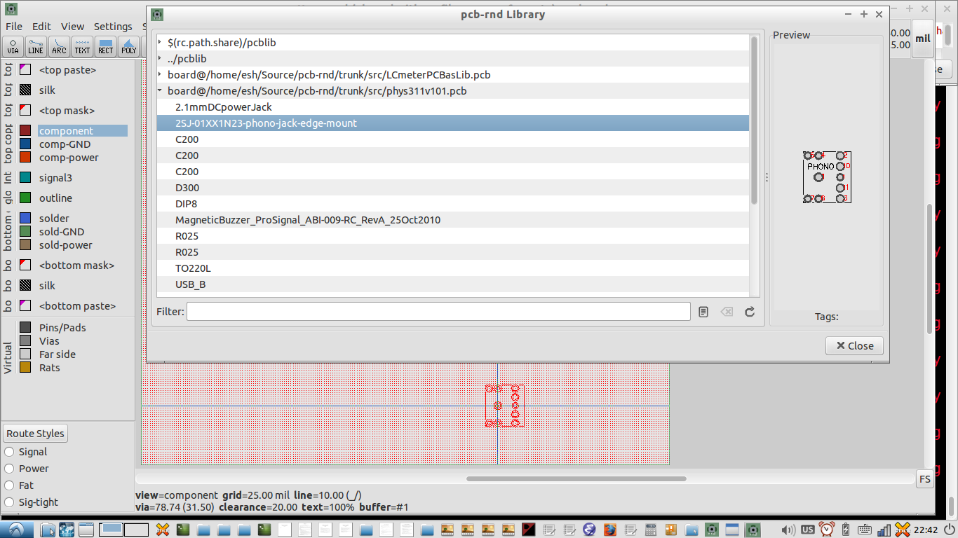 blog de VK5HSE: Using existing pcb layouts as footprint element ...